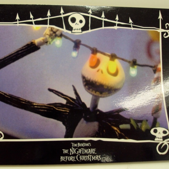 Disney | Other | Nwt Nightmare Before Christmas Postcard Book | Poshmark